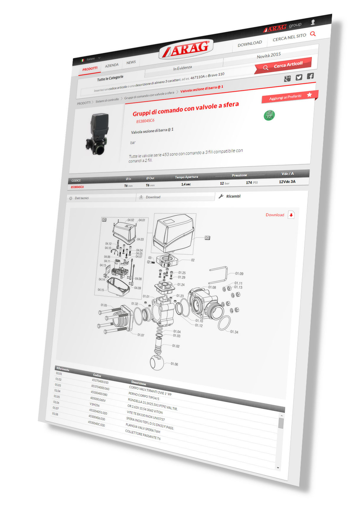 ARAG SPARE PARTS 